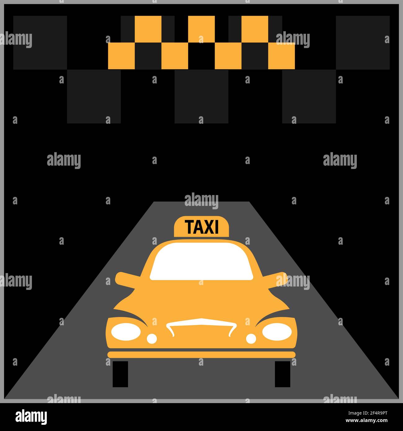Taxi Icon Symbol Vector Illustration Stock Vector Image & Art - Alamy