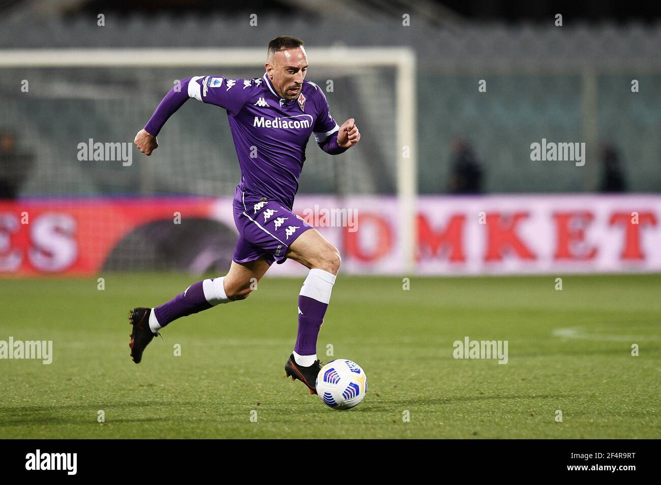 Florence, Italy. 21st Mar, 2021. Franck Ribery (ACF Fiorentina) during ...