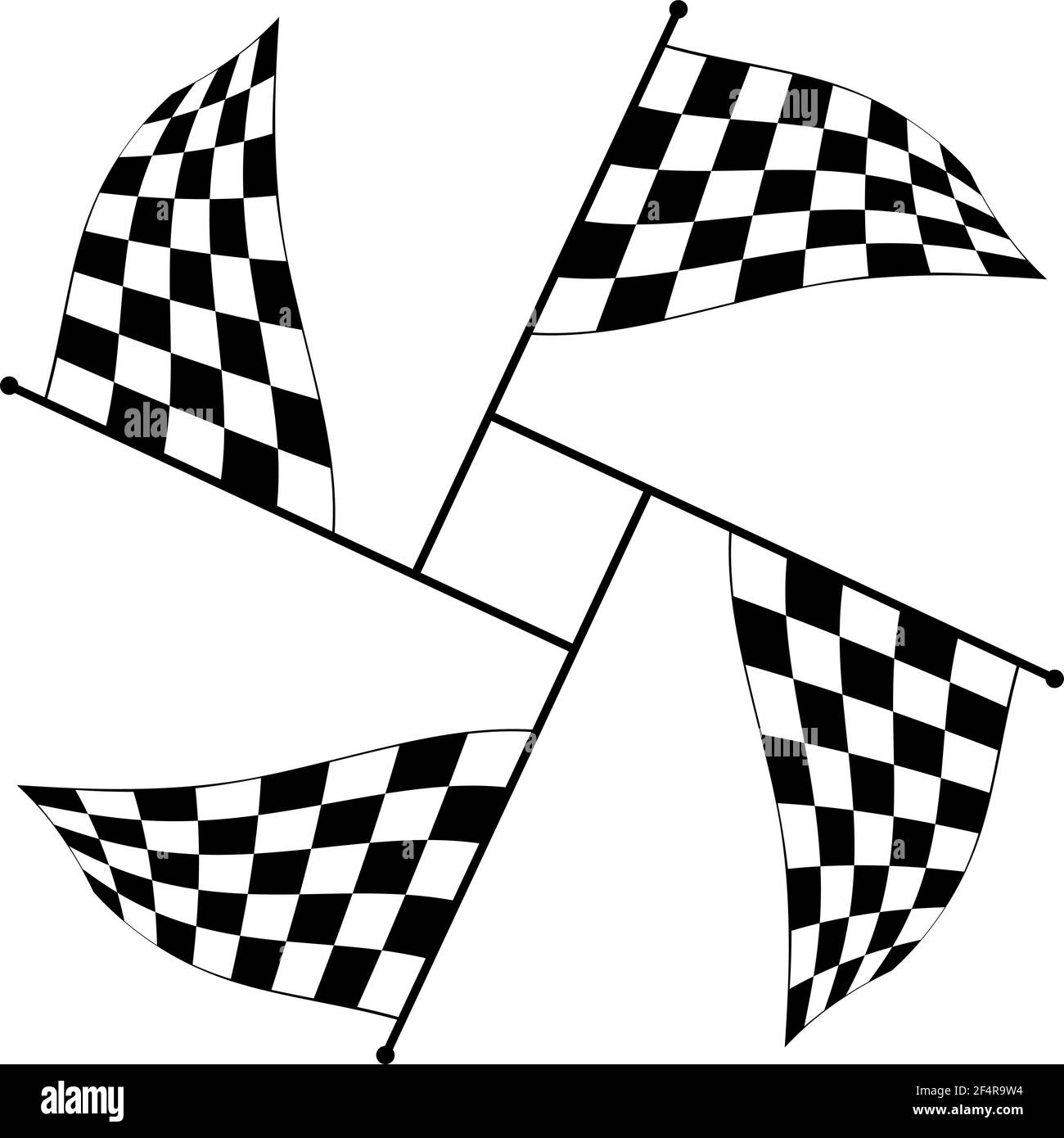 Race Flag Various Designs, Vinyl Ready Vector Illustration Stock Vector ...