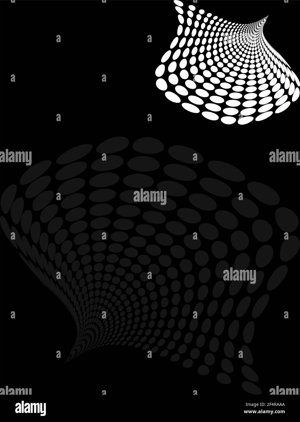 Background Composition, Web Template (Halftone) Vector Illustration ...