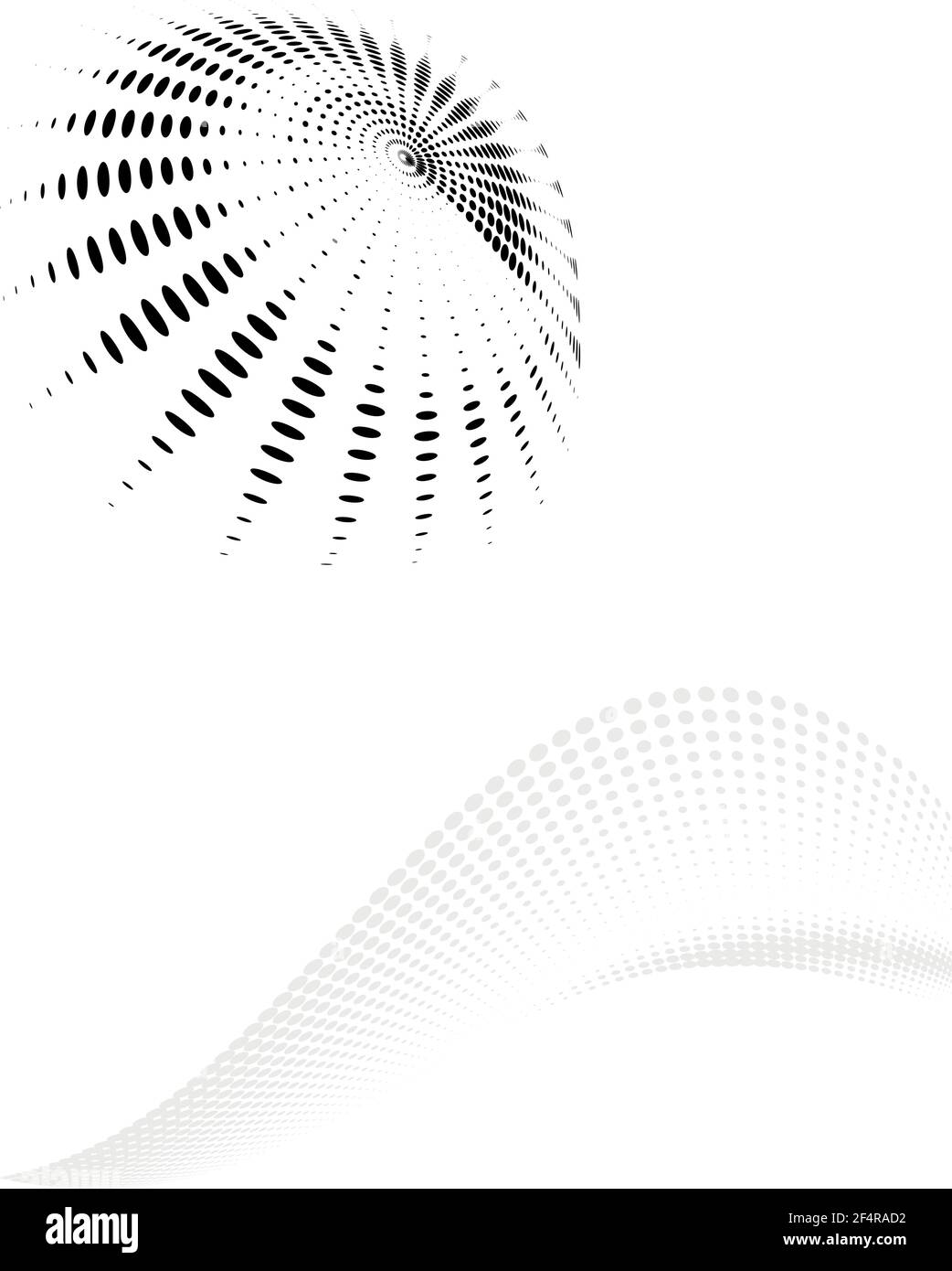 Background Composition, Web Template (Halftone) Vector Illustration ...