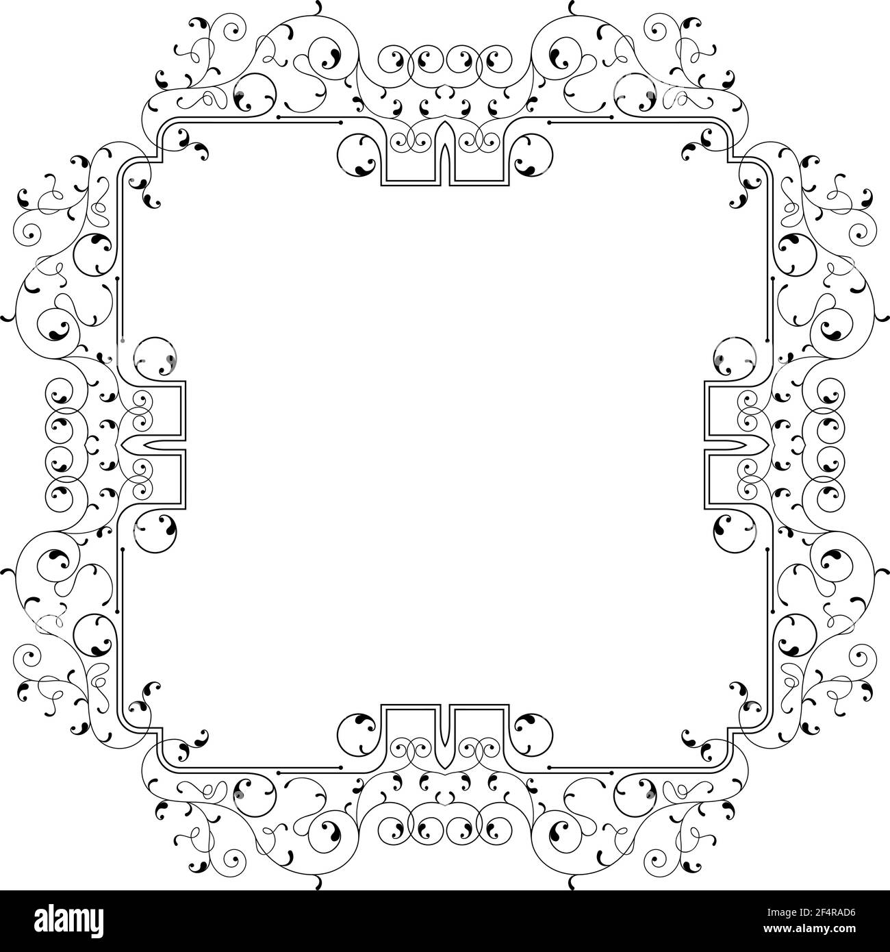 Frame Border Design Vector Illustration Stock Vector Image & Art - Alamy