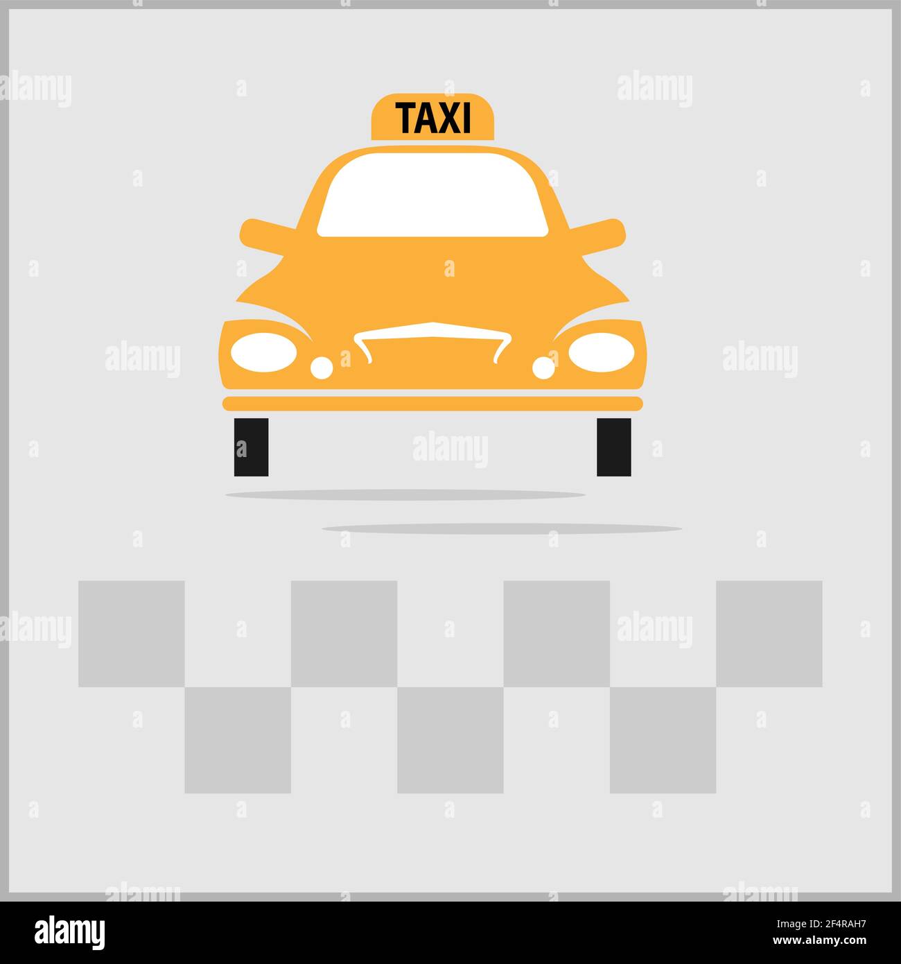 Taxi Icon Symbol Vector Illustration Stock Vector Image & Art - Alamy