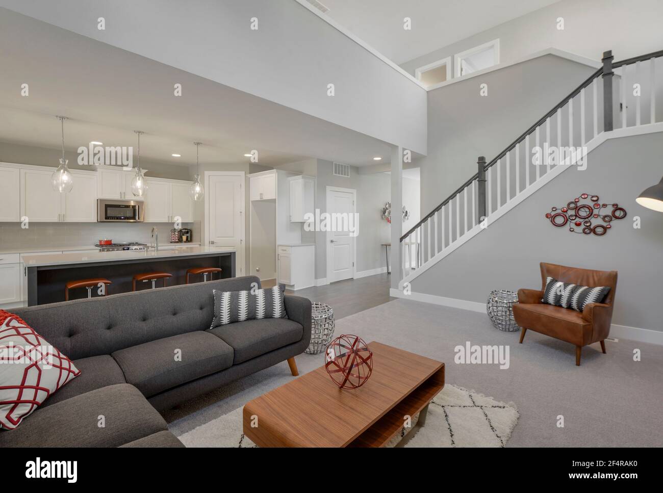 Modern kitchen room interior design hi-res stock photography and images ...