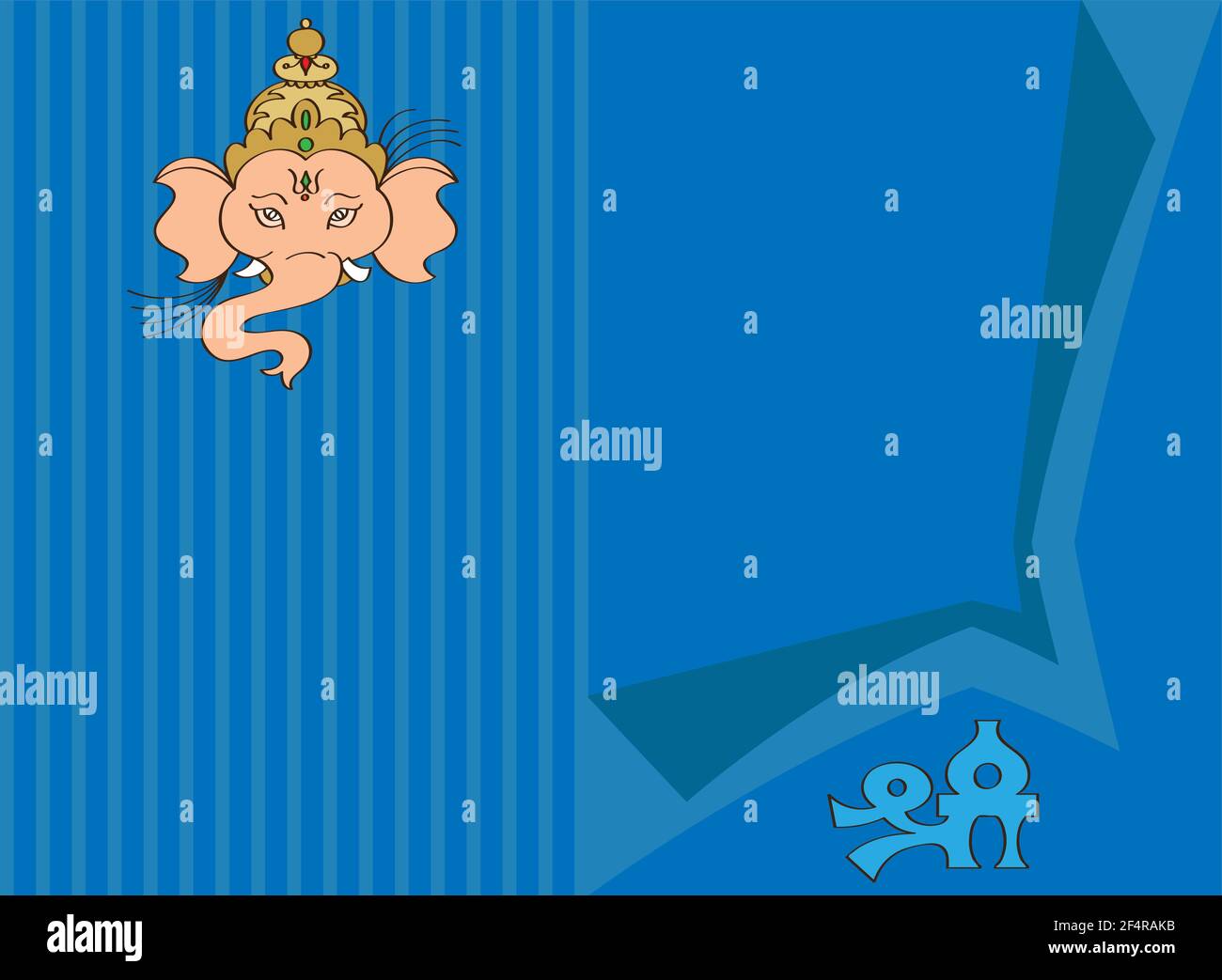 Ganesha The Lord Of Wisdom Vector Illustration Stock Vector Image & Art ...