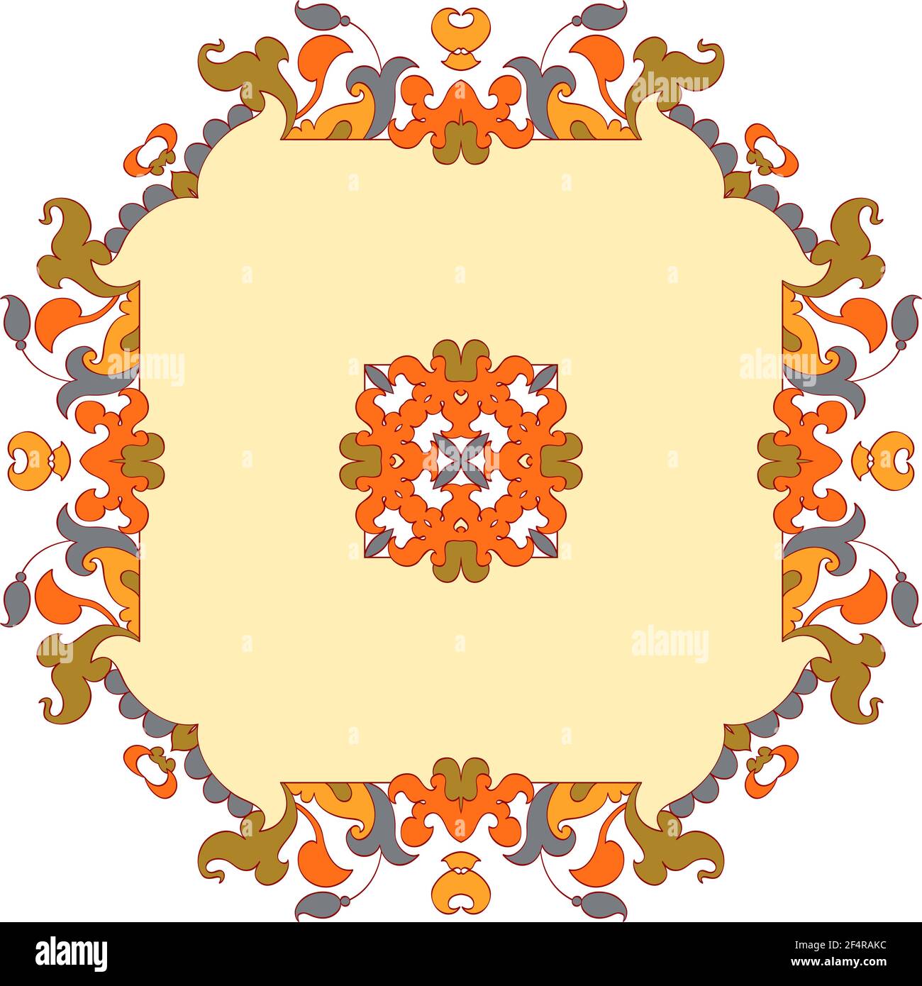 Frame Border Design Vector Illustration Stock Vector Image & Art - Alamy
