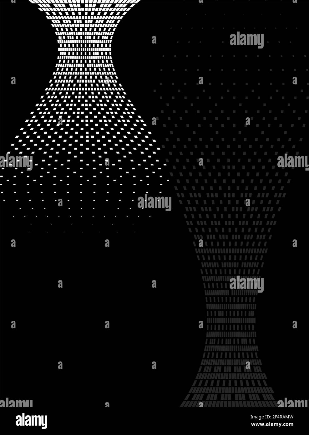 Background Composition, Web Template (Halftone) Vector Illustration ...
