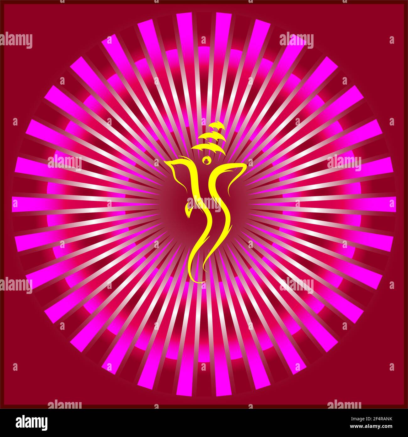 Ganesha The Lord Of Wisdom Vector Illustration Stock Vector Image & Art ...