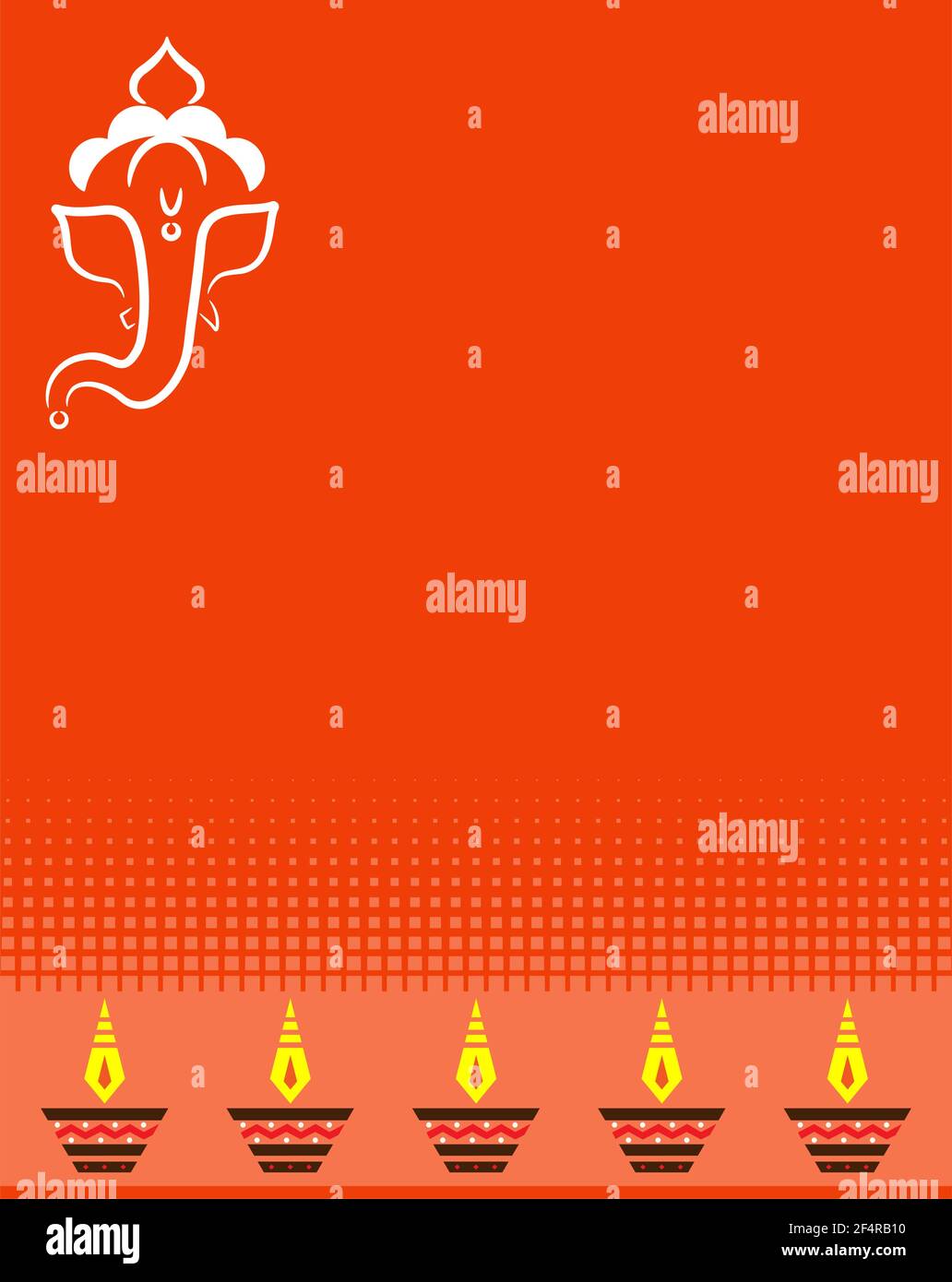 Ganesha The Lord Of Wisdom Vector Illustration Stock Vector Image & Art ...