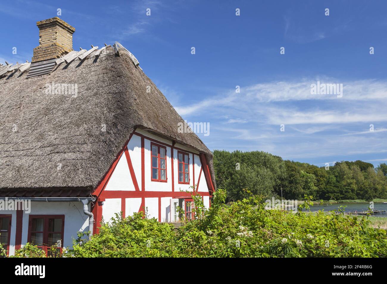 Half timbered thatched roof house hi-res stock photography and images ...