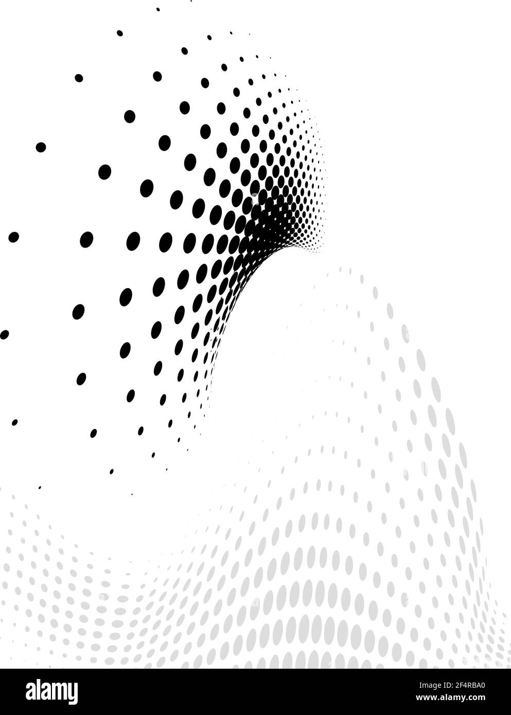 Background Composition, Web Template (Halftone) Vector Illustration ...