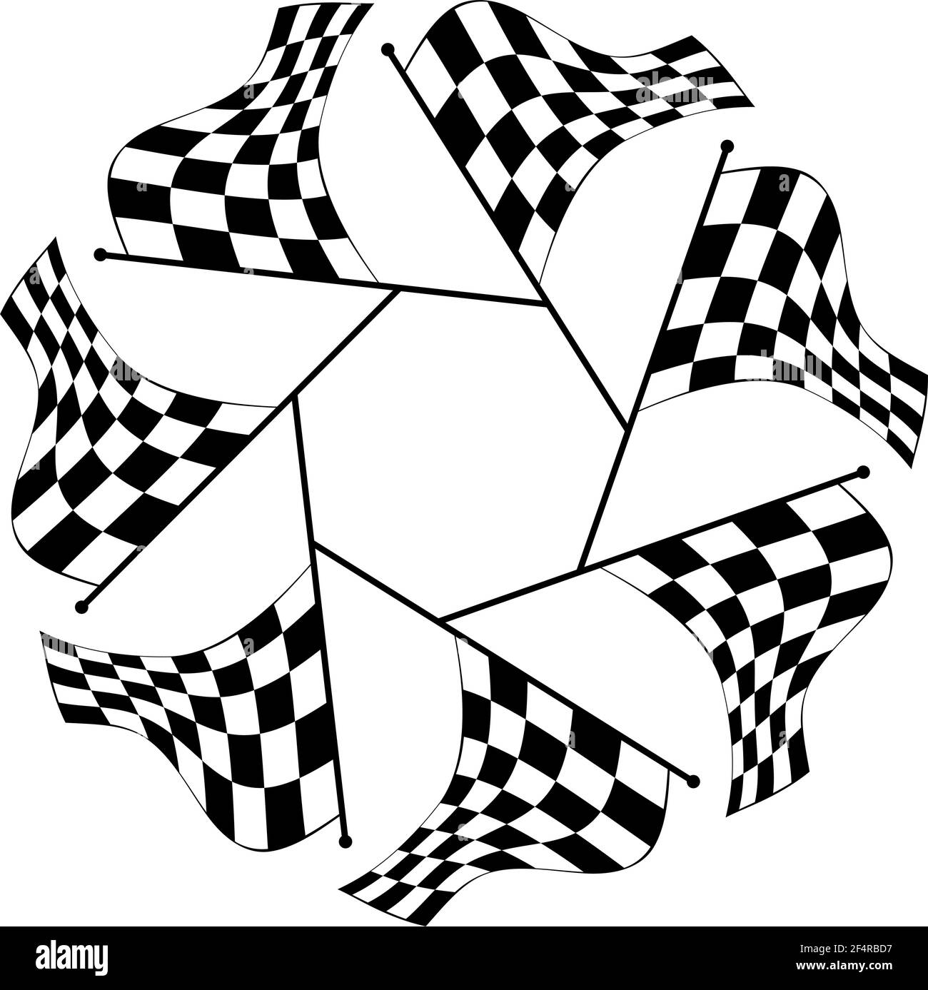 Race Flag Various Designs, Vinyl Ready Vector Illustration Stock Vector ...