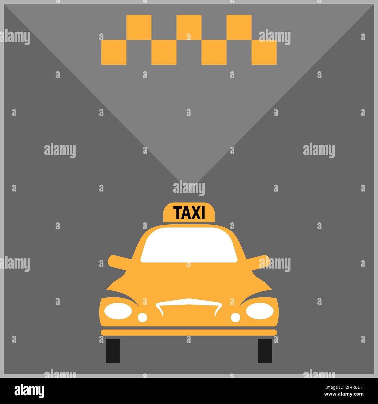 Taxi Icon Symbol Vector Illustration Stock Vector Image & Art - Alamy