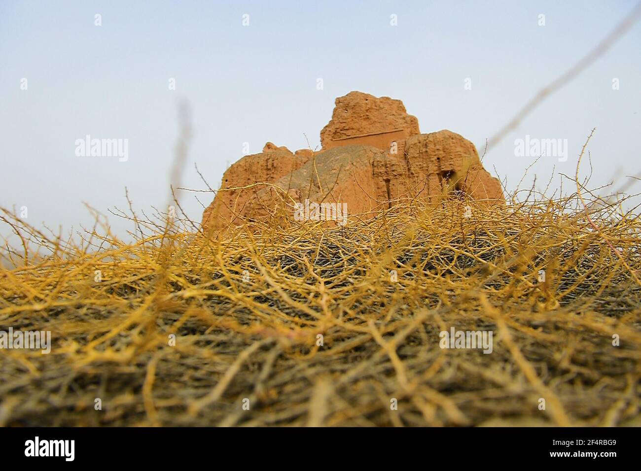 Kuqa. 22nd Mar, 2021. Photo taken on March 22, 2021 shows the ruins of ...