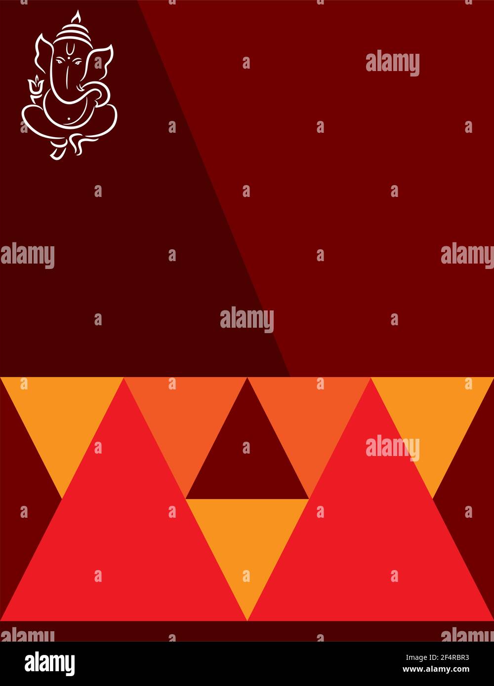 Ganesha The Lord Of Wisdom Vector Illustration Stock Vector Image & Art ...