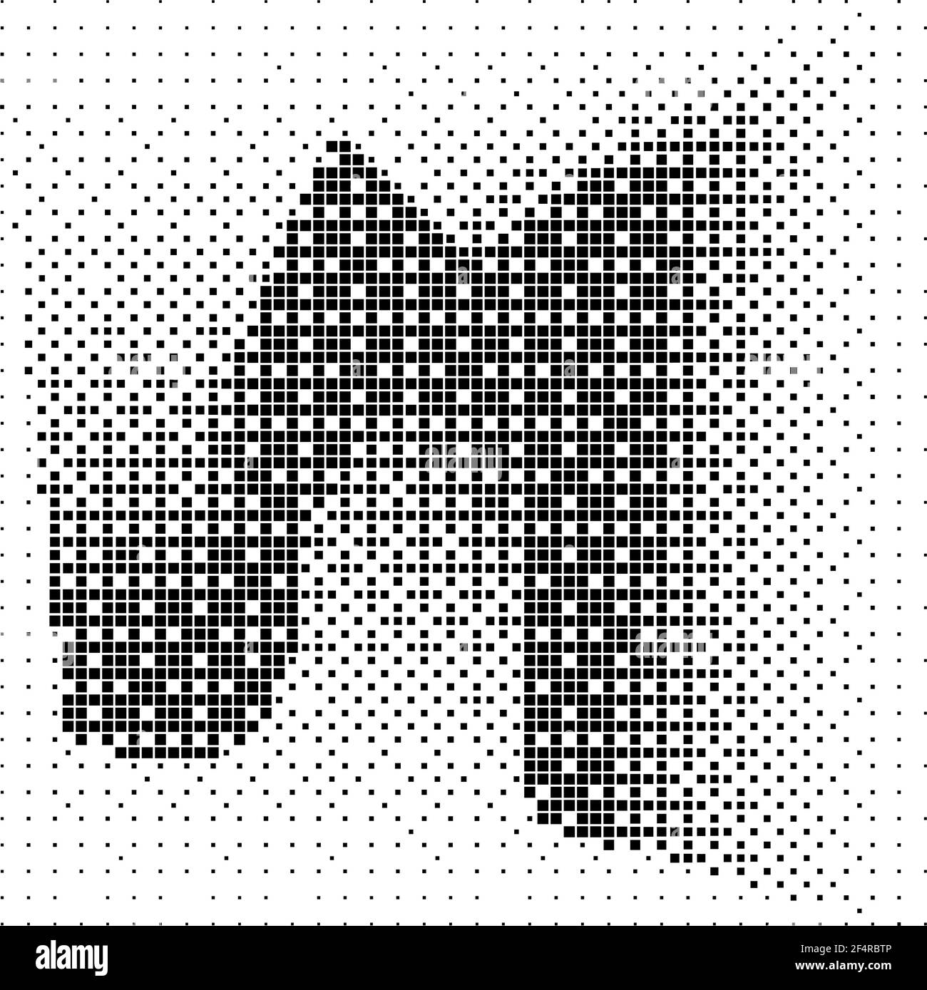 Abstract Halftone Design Vector Illustration Stock Vector Image & Art ...