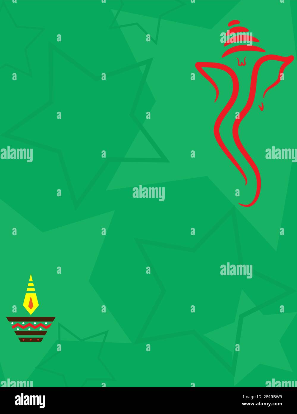 Ganesha The Lord Of Wisdom Vector Illustration Stock Vector Image & Art ...