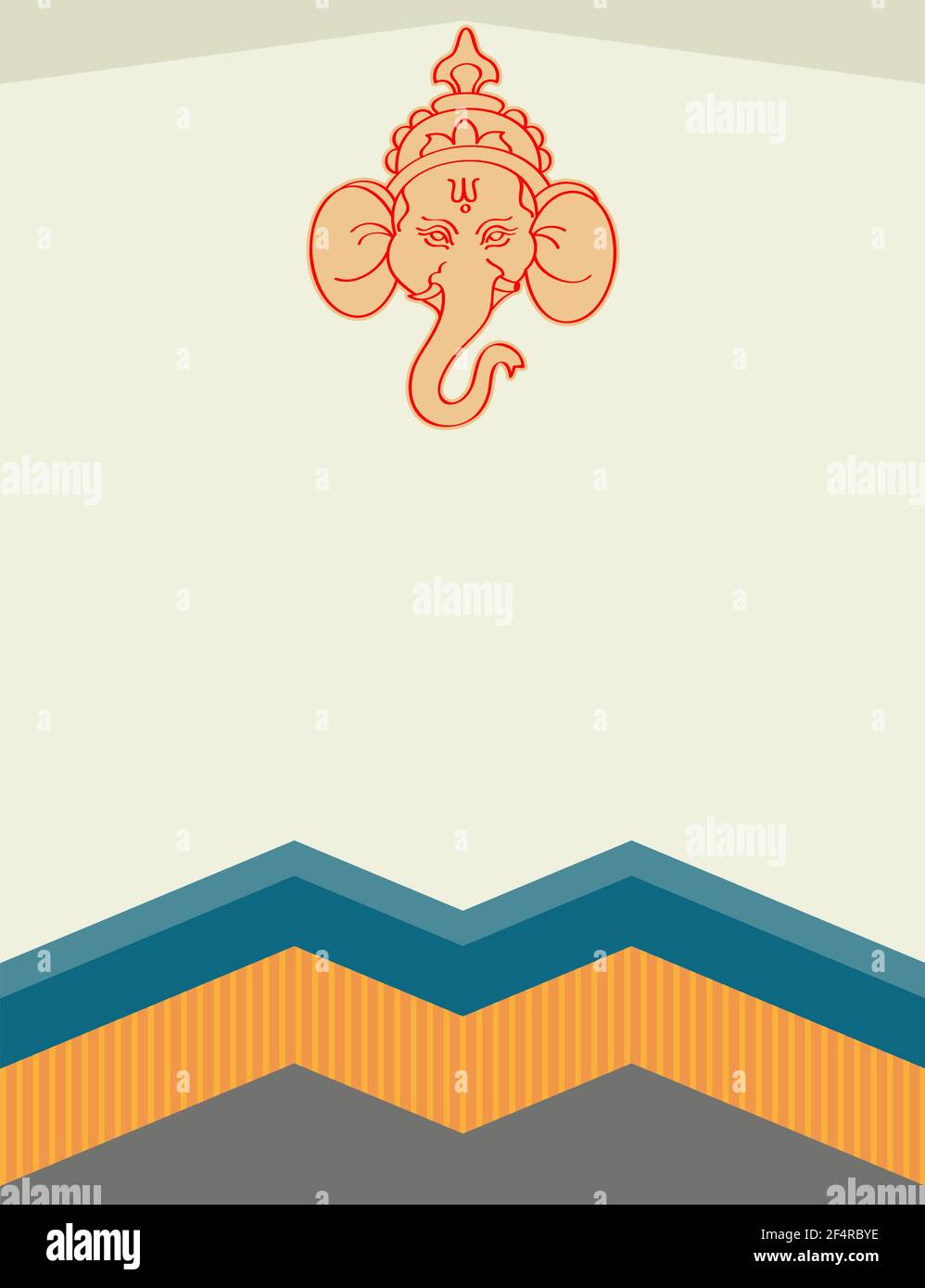 Ganesha The Lord Of Wisdom Vector Illustration Stock Vector Image & Art ...