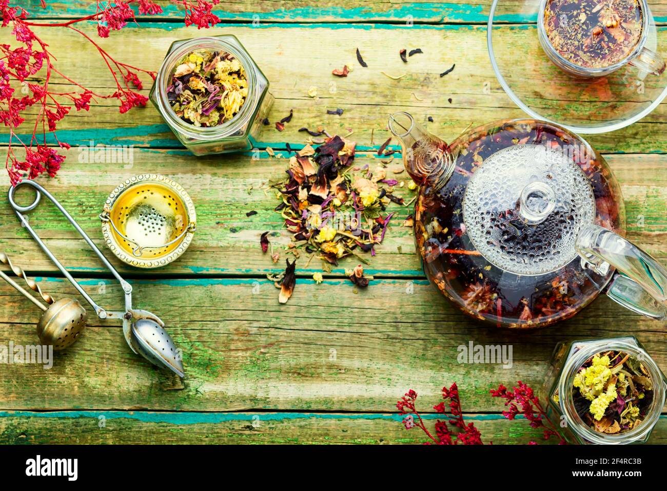 Healthy flower tea hi-res stock photography and images - Alamy