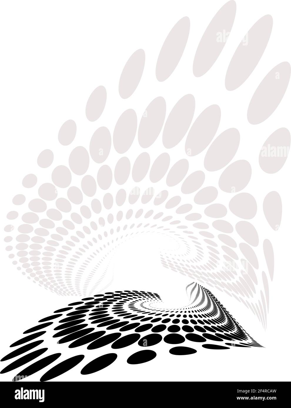 Background Composition, Web Template (Halftone) Vector Illustration ...