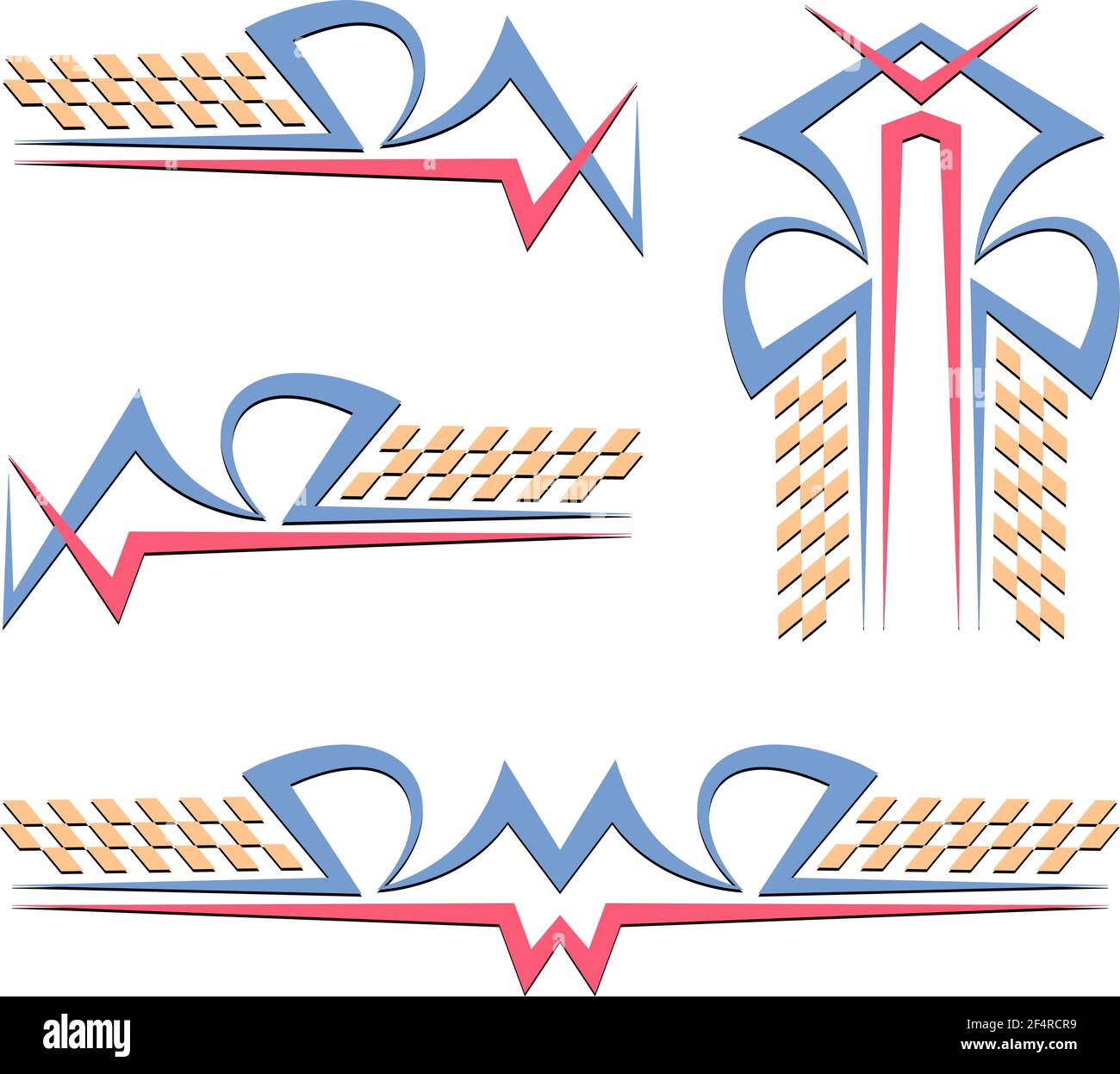 Vehicle Graphics, Stripe : Vinyl Ready Vector Art Stock Vector Image ...