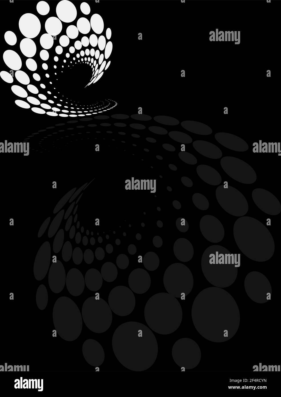 Background Composition, Web Template (Halftone) Vector Illustration ...