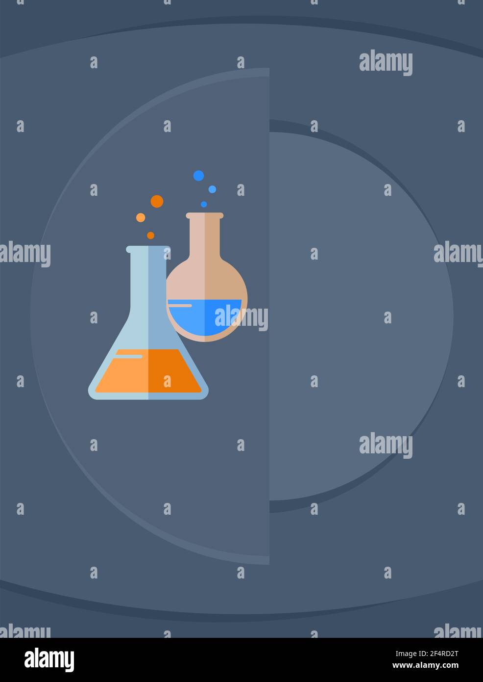 Laboratory Glass Beaker Icon Vector Illustration Stock Vector Image ...