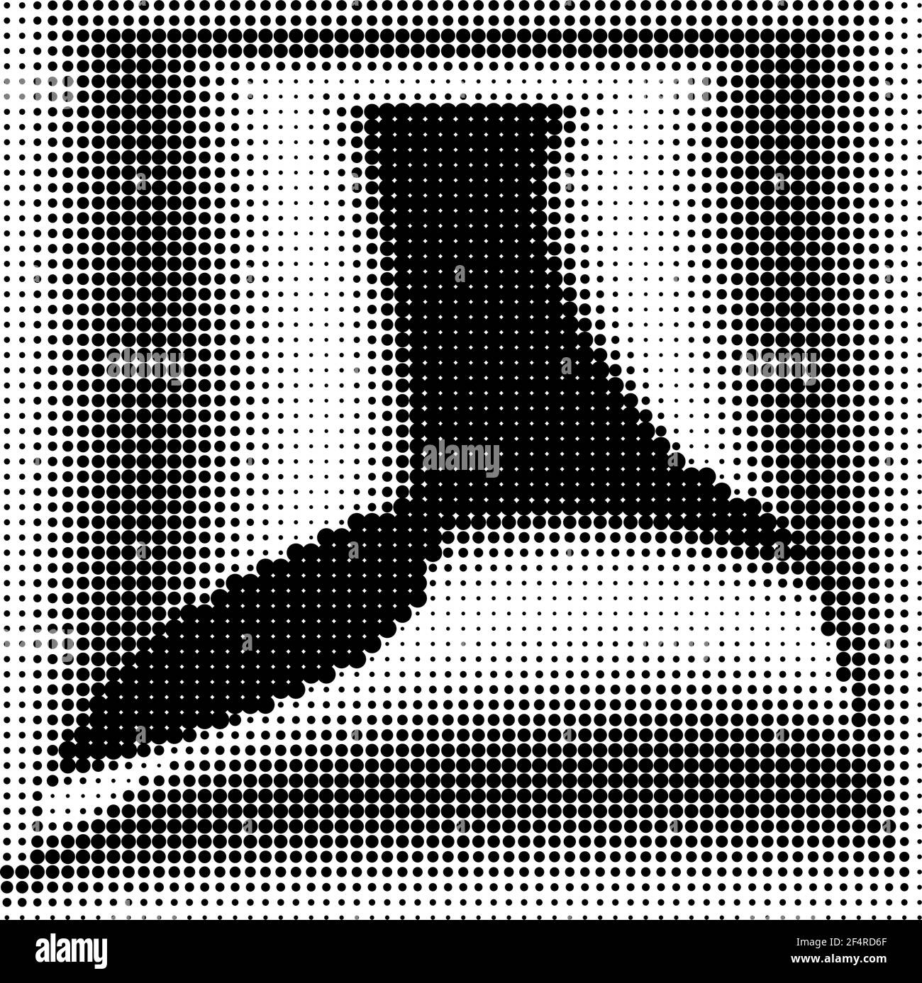 Abstract Halftone Design Vector Illustration Stock Vector Image & Art ...