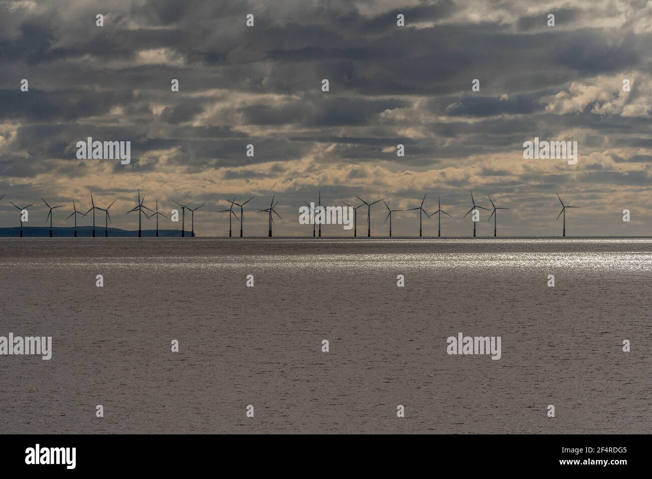 Robin Rigg Windfarm, Solway estuary - taken from the Scottish side ...