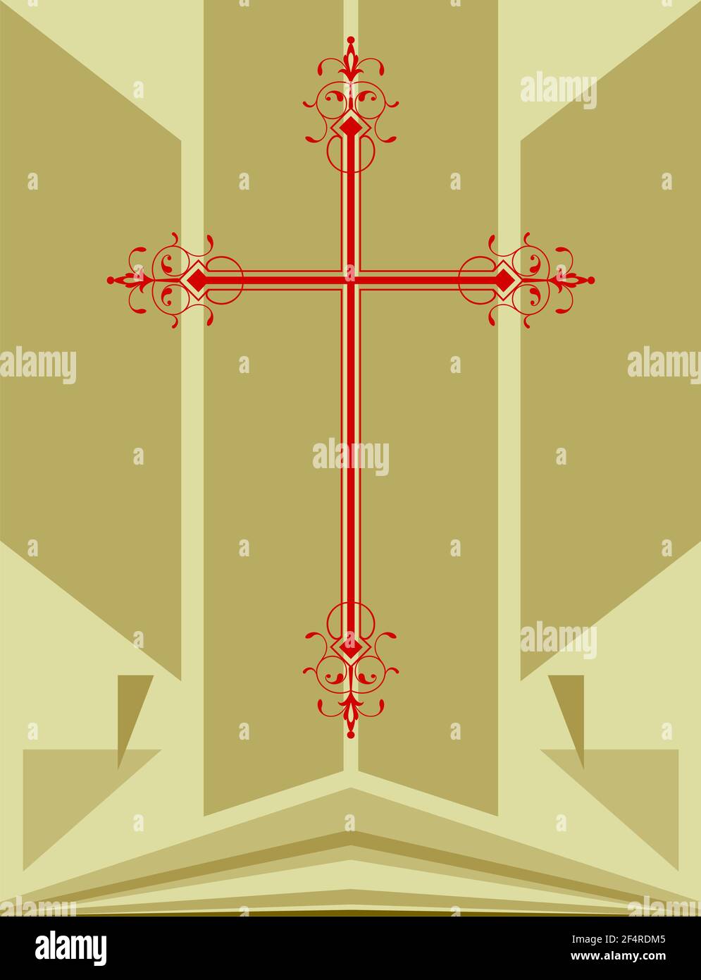 Christian Cross Design Vector Art Stock Vector Image & Art - Alamy