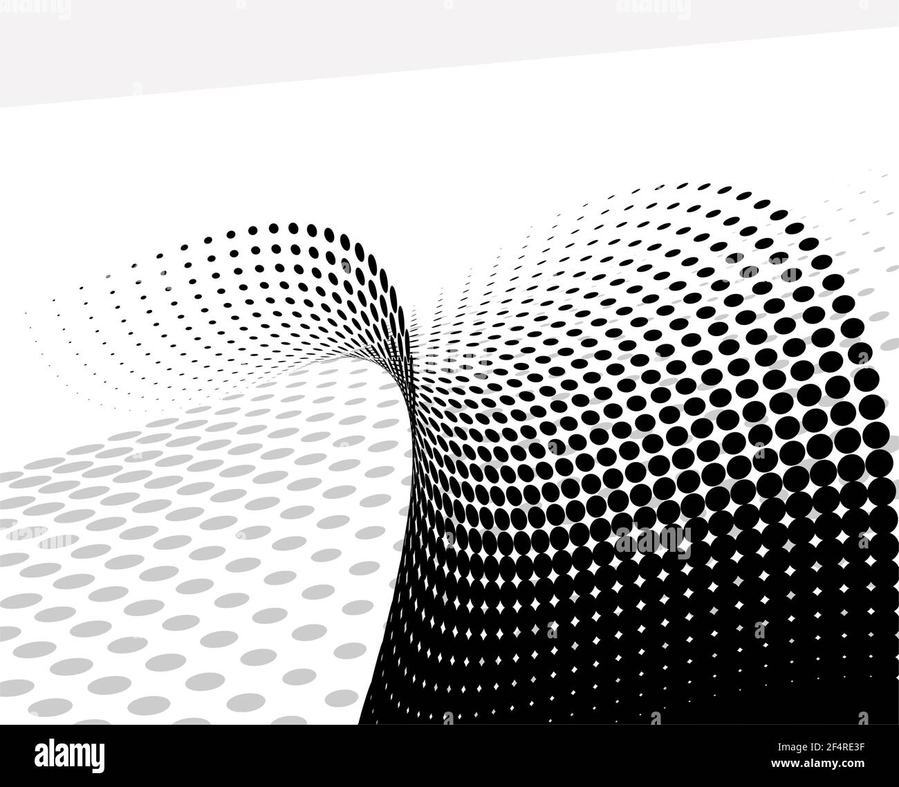 Background Composition, Web Template (Halftone) Vector Illustration ...