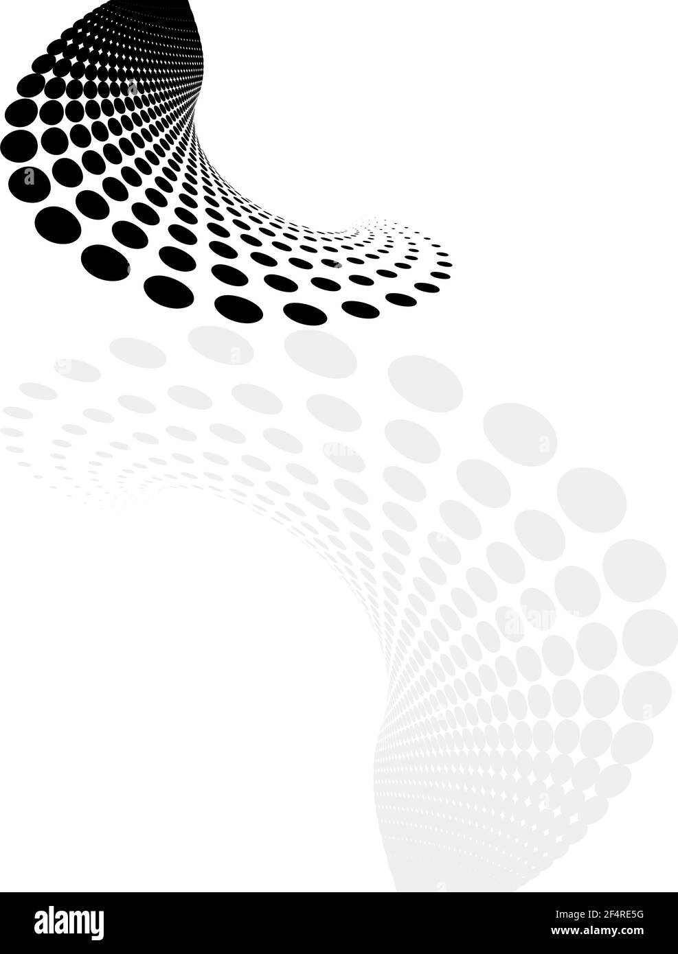 Background Composition, Web Template (Halftone) Vector Illustration ...