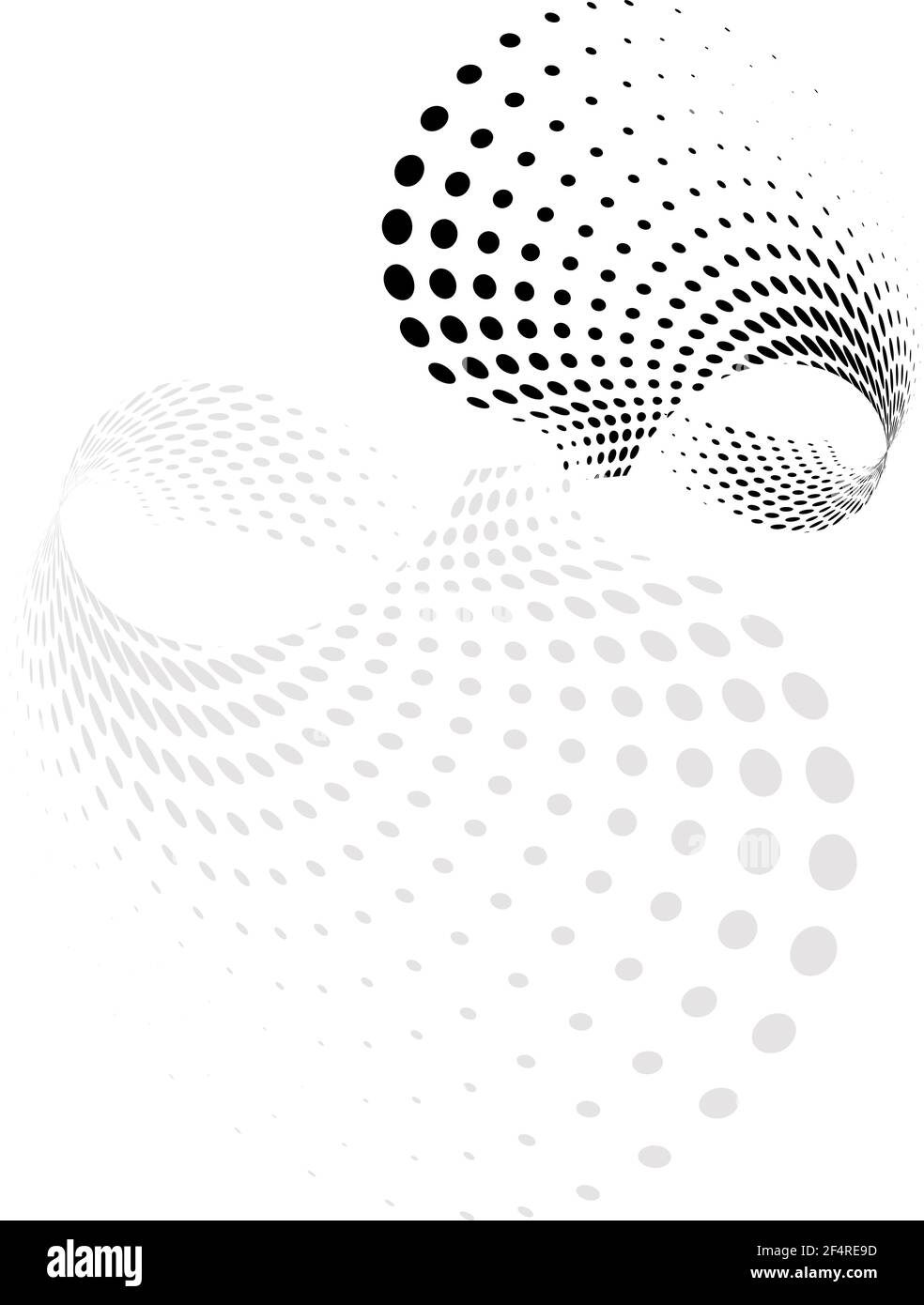 Background Composition, Web Template (Halftone) Vector Illustration ...