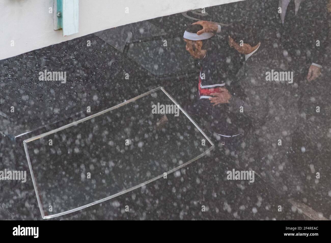 Rome, Itaky. 22nd Mar, 2021. Rome, Set of the film House of Gucci. The ...