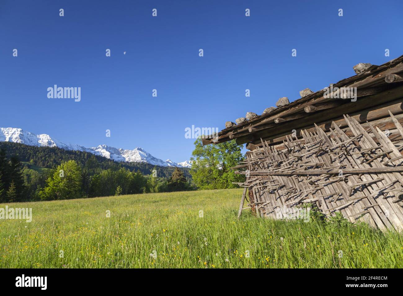 geography / travel, Germany, Bavaria, Garmisch-Partenkirchen, hut in ...