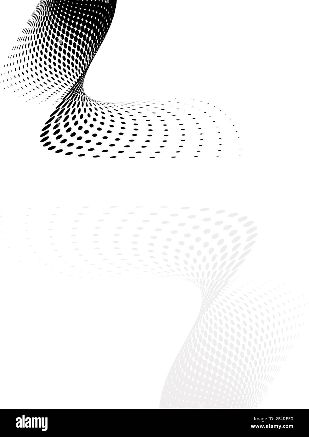 Background Composition, Web Template (Halftone) Vector Illustration ...