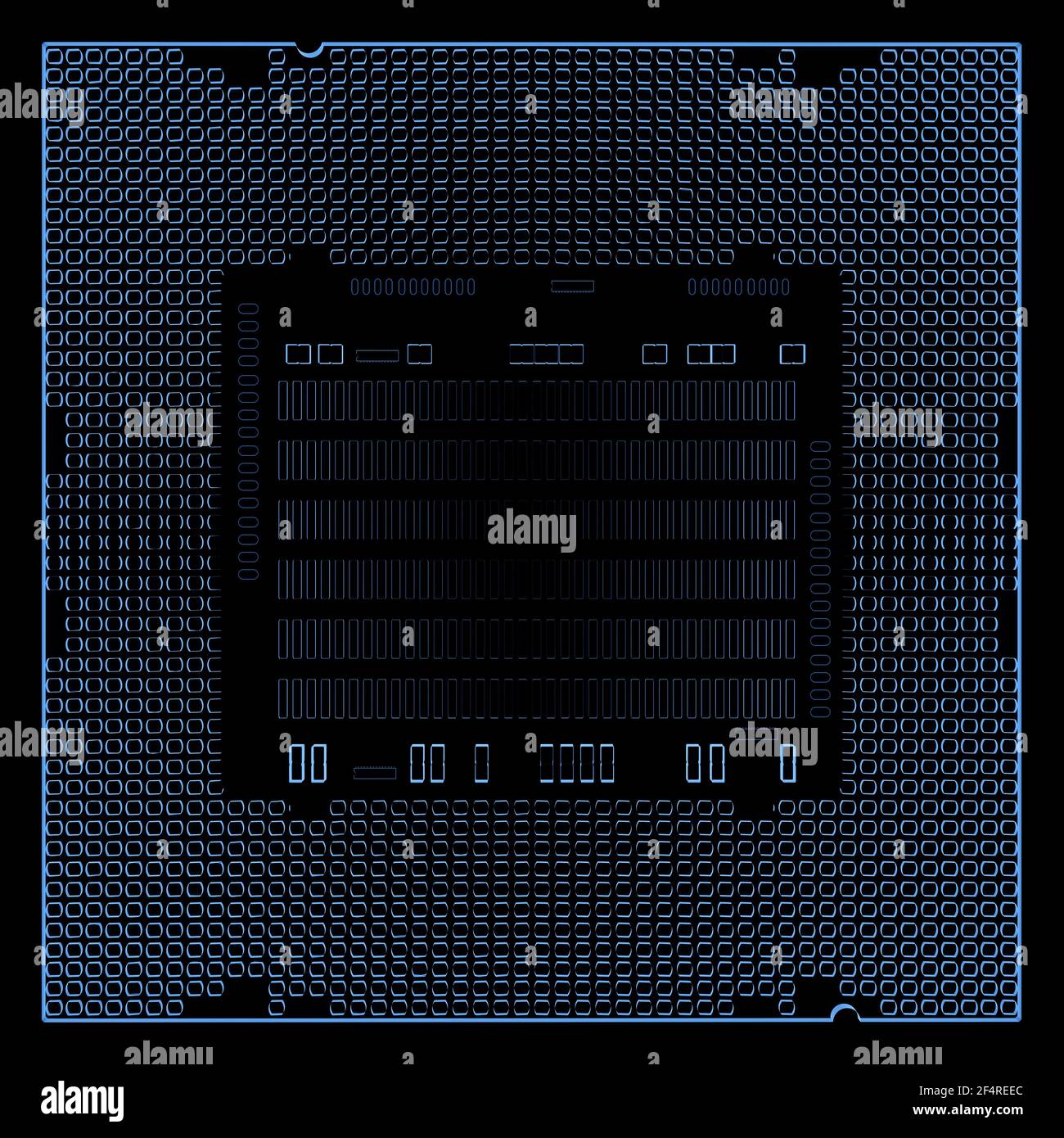 3d rendering x-ray chipset for semiconductor manufacturing Stock Photo ...