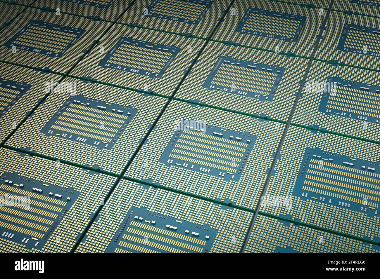 3d rendering chipset for semiconductor manufacturing Stock Photo - Alamy