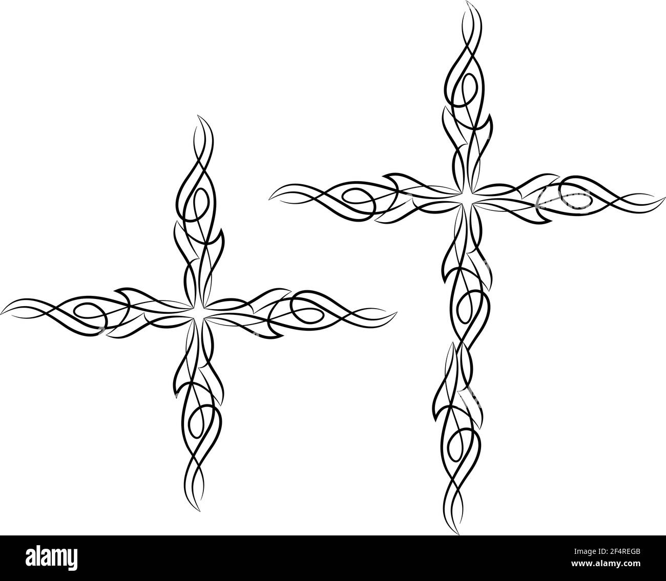 Simple Cross Designs Art