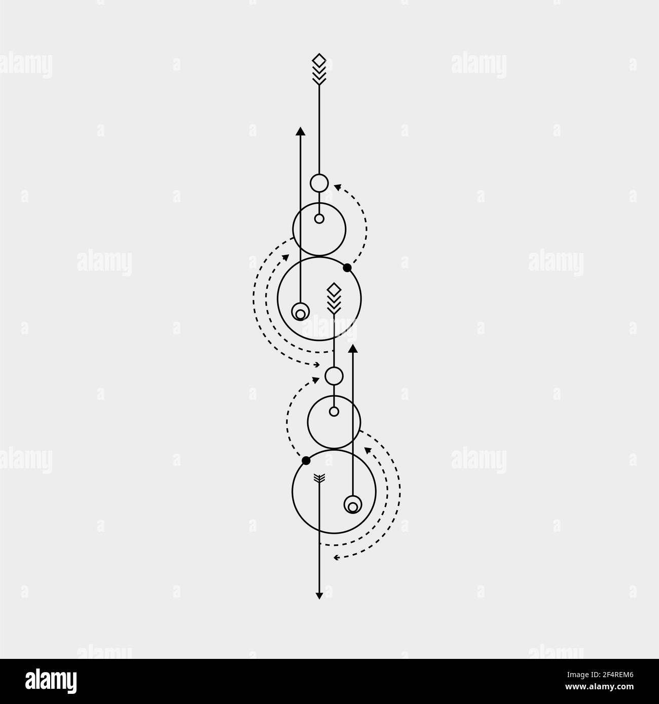 Line Dot Tattoo Vector Art Stock Vector Image & Art - Alamy