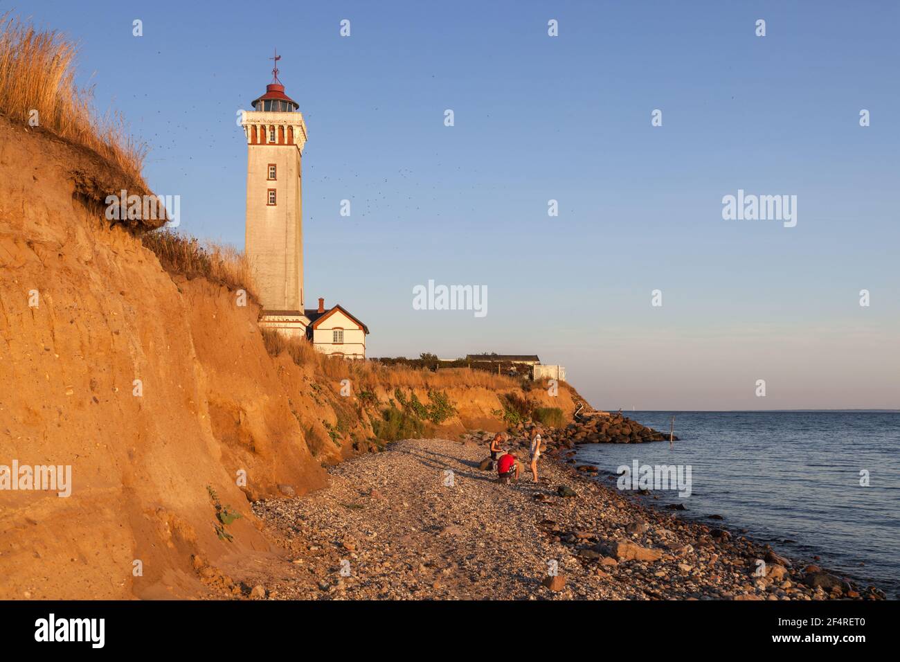 geography / travel, Denmark, Syddanmark, isle Funen, lighthouse Helnäs ...