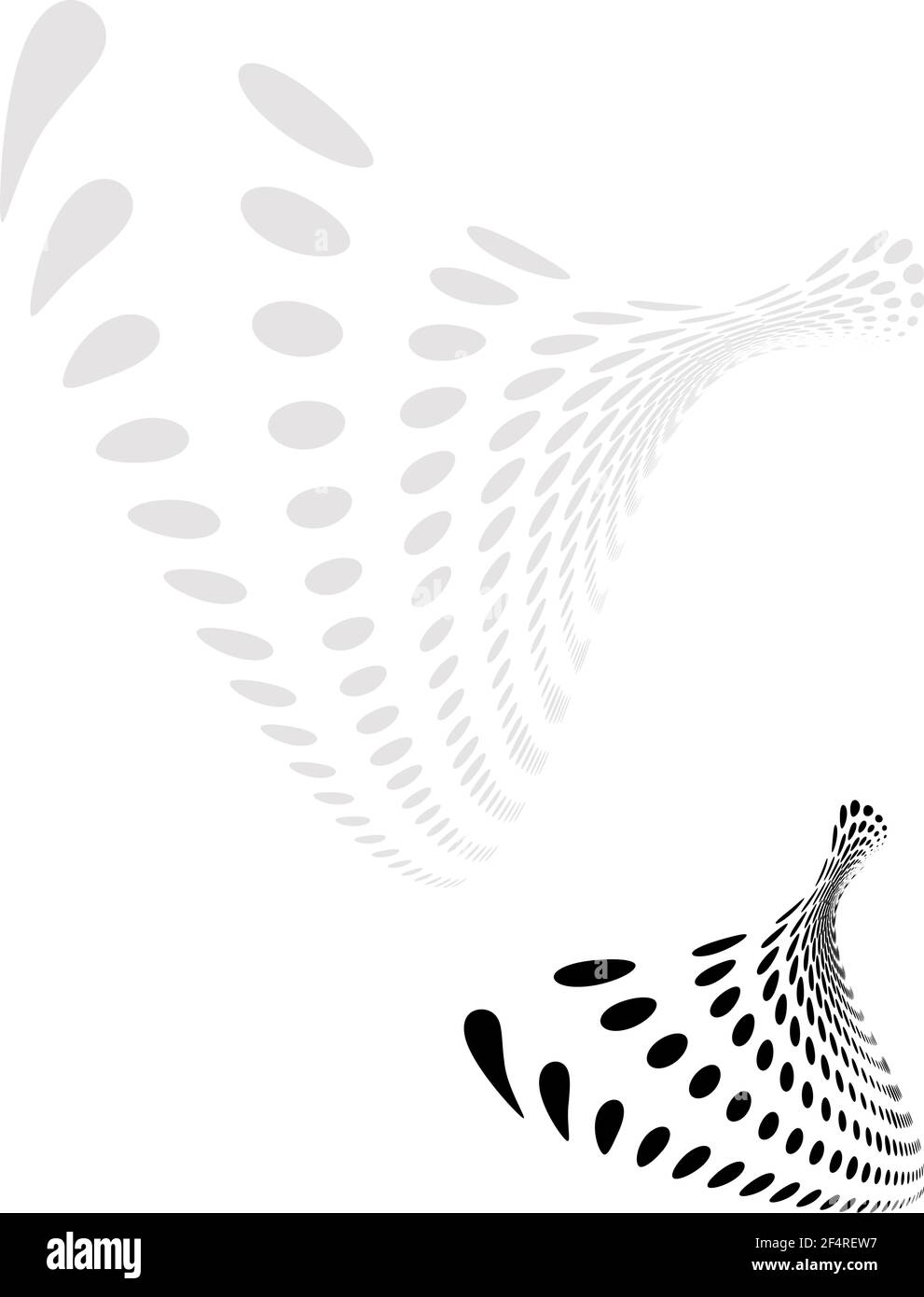 Background Composition, Web Template (Halftone) Vector Illustration ...