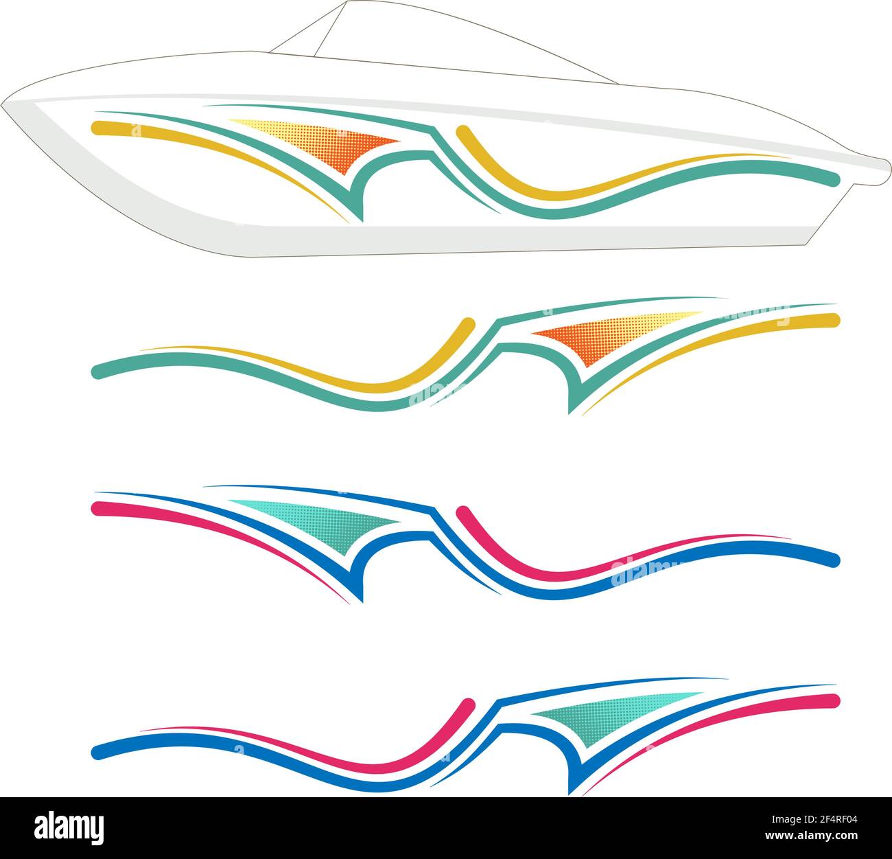 Boat graphics stripe vinyl ready hi-res stock photography and images ...