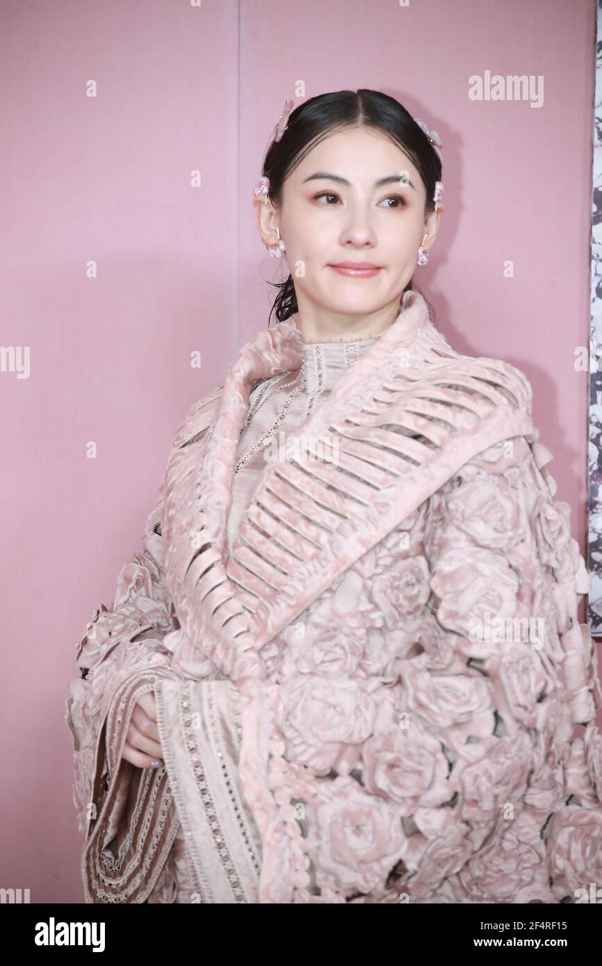 Hong Kong actress and cantopop singer Cecilia Cheung Pak-chi shows up ...