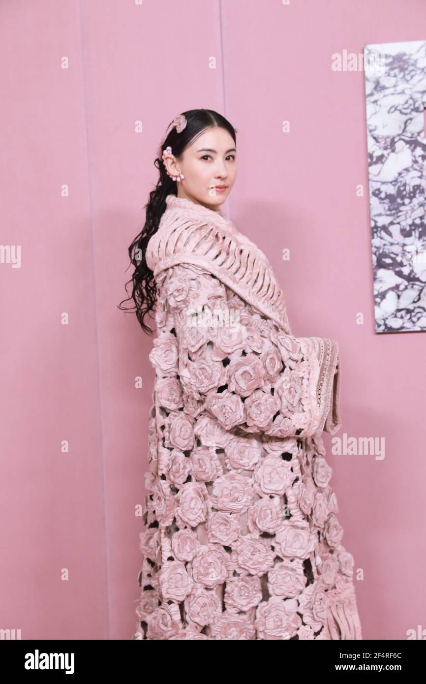Hong Kong actress and cantopop singer Cecilia Cheung Pak-chi shows up ...