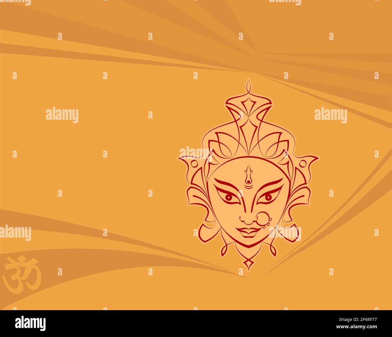 Durga Goddess of Power Vector Illustration Stock Vector Image & Art - Alamy