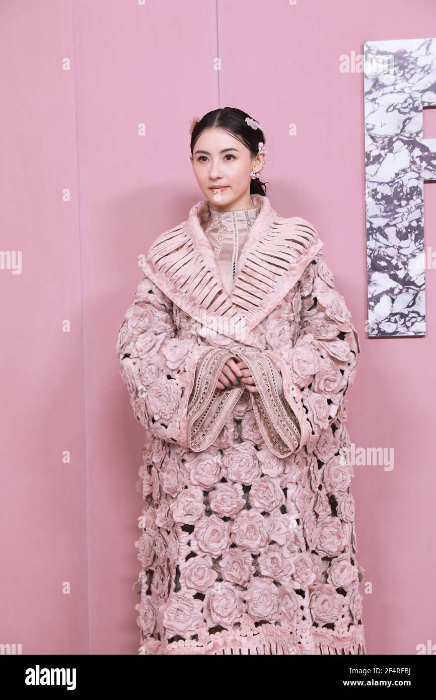 Hong Kong actress and cantopop singer Cecilia Cheung Pak-chi shows up ...
