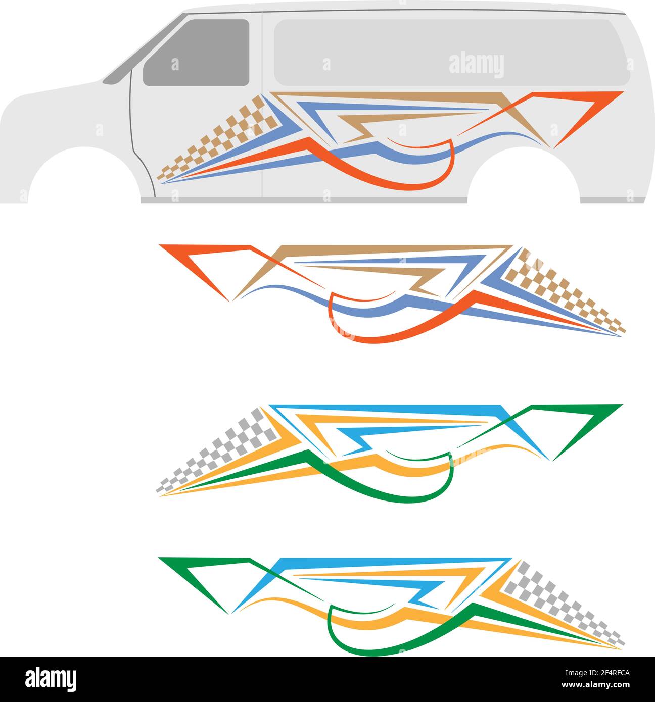 Vehicle Graphics, Stripe : Vinyl Ready Vector Art Stock Vector Image ...