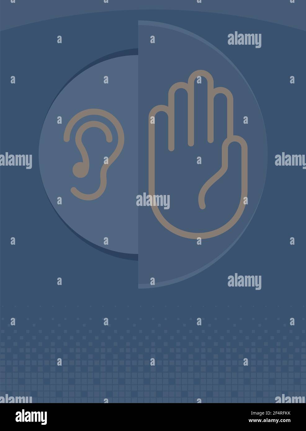 Digital palm illustration Stock Vector Images - Alamy