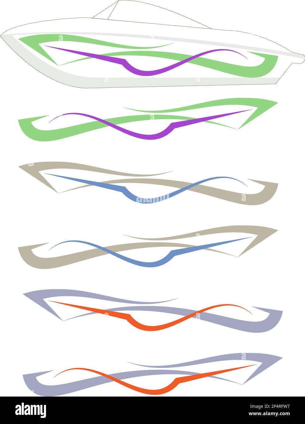 Boat graphics stripe vinyl ready hi-res stock photography and images ...